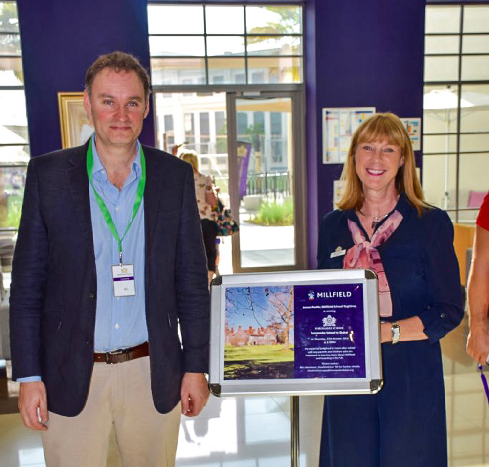 Foremarke was pleased to welcome Mr Postle, Registrar of Millfield ...